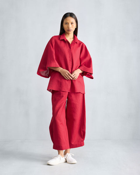 Drop Armhole Shirt - Beige – Nicobar