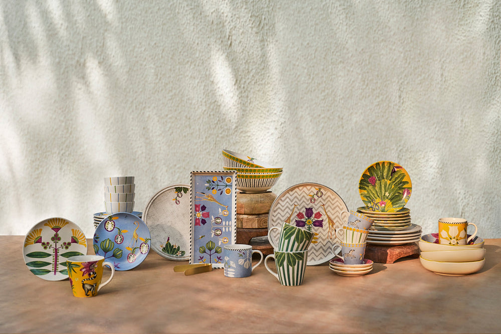 Bahari Tea Plate - Set of 4 – Nicobar