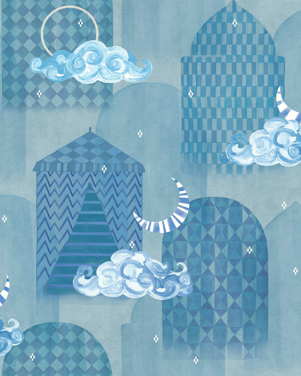 Silver Night Wallpaper – Nicobar