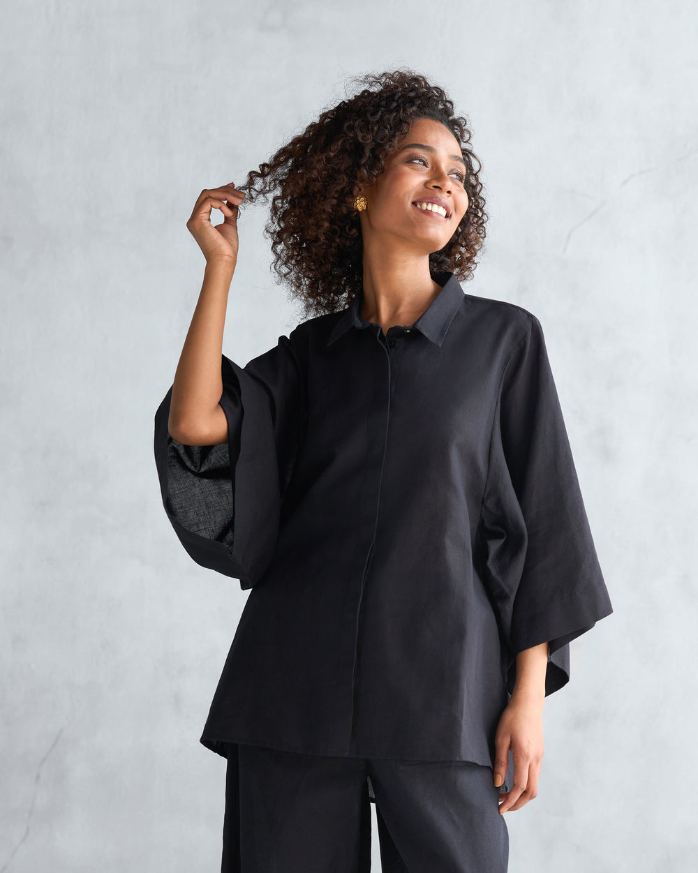 Drop Armhole Shirt - Red – Nicobar