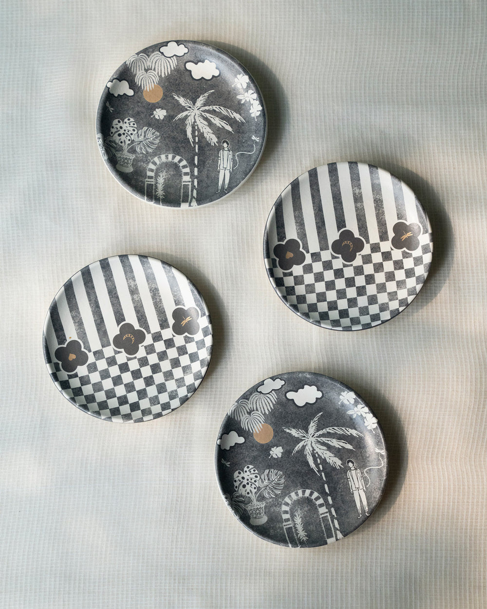 Ceylon Trail Tea Plates - Set of 4 – Nicobar