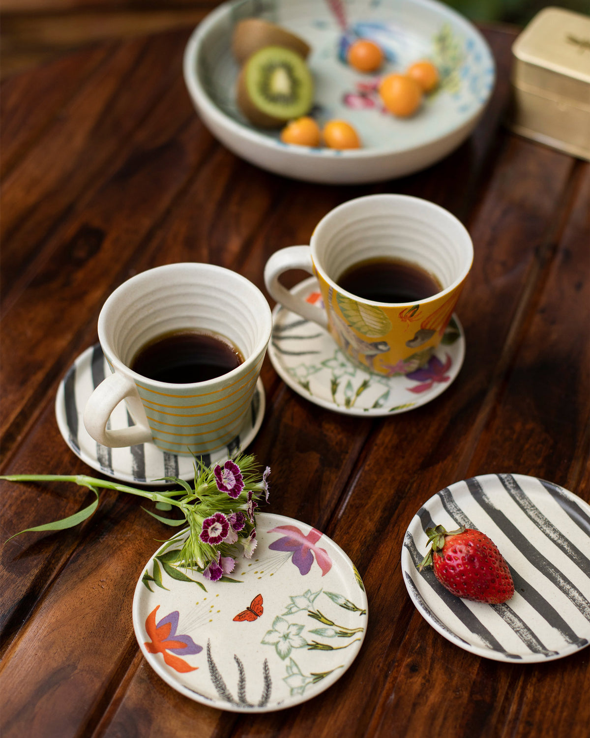 Botanical Coasters (Set of 4) – Nicobar